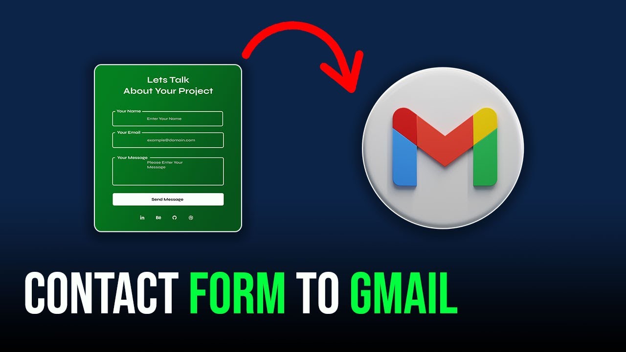 How to Create a Working Contact Form with HTML and Receive Data in ...