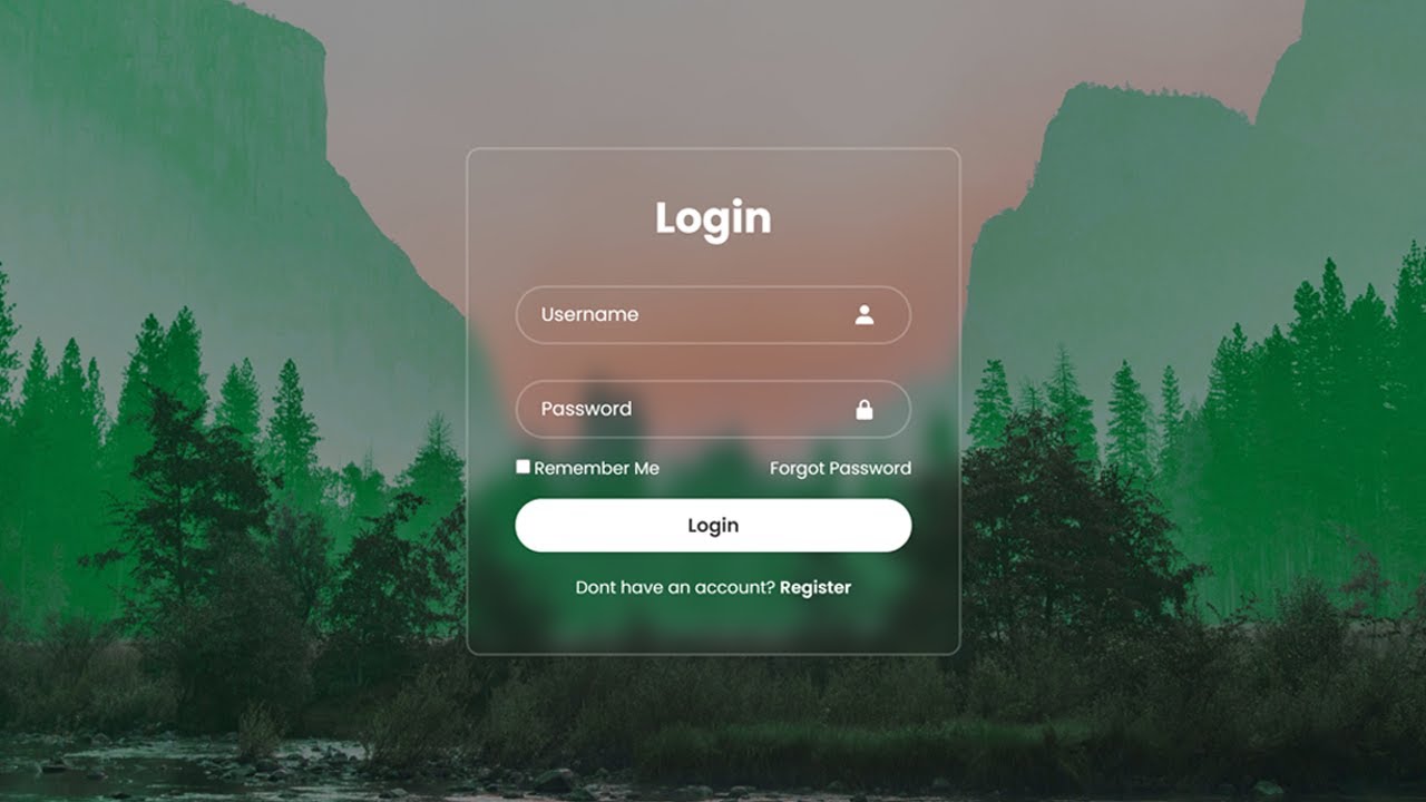 Create a Stylish Login Form Using HTML and CSS – Step-by-Step Guide ...